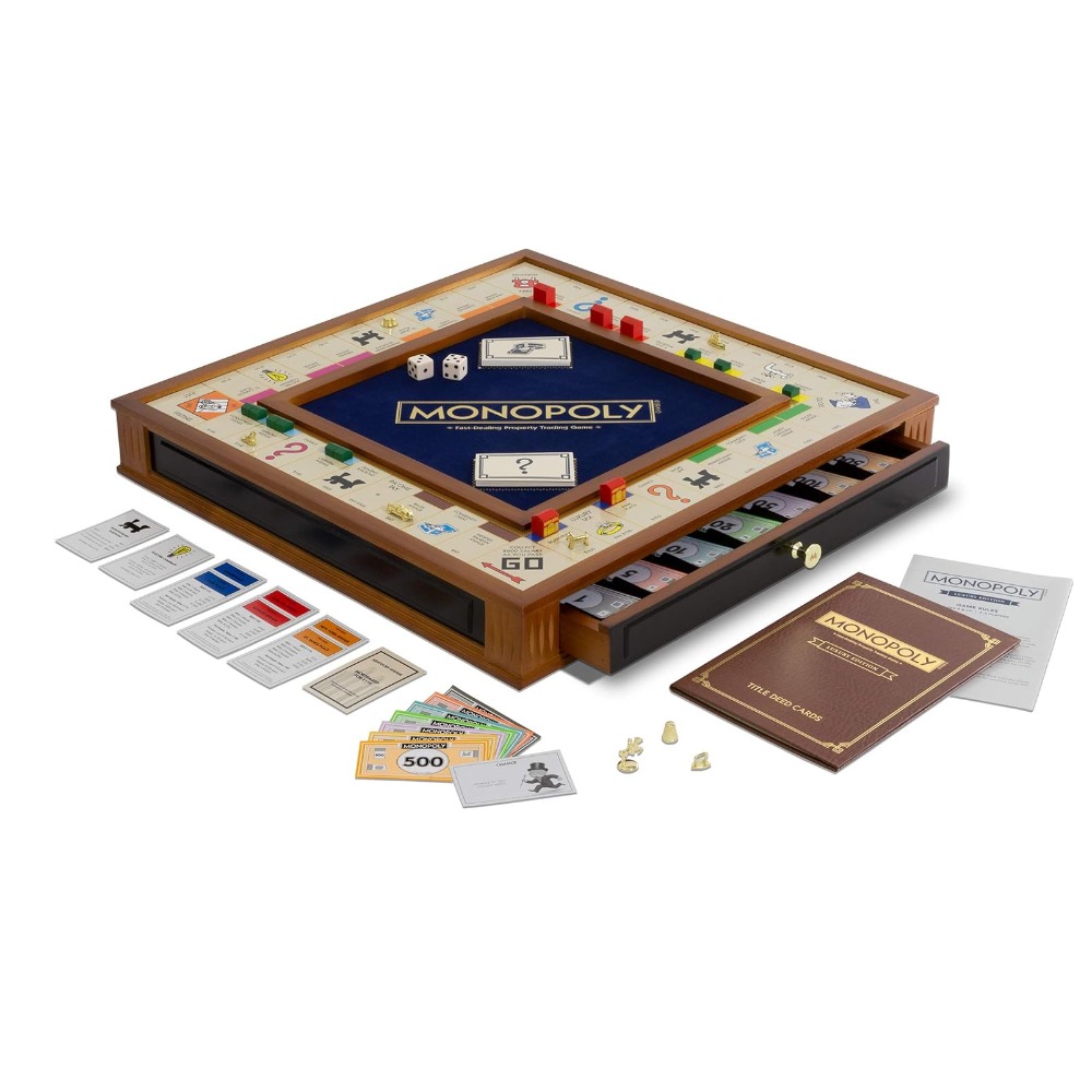 New MONOPOLY LUXURY EDITION ADULT COLLECTIBLE BOARD GAME - Own4Less